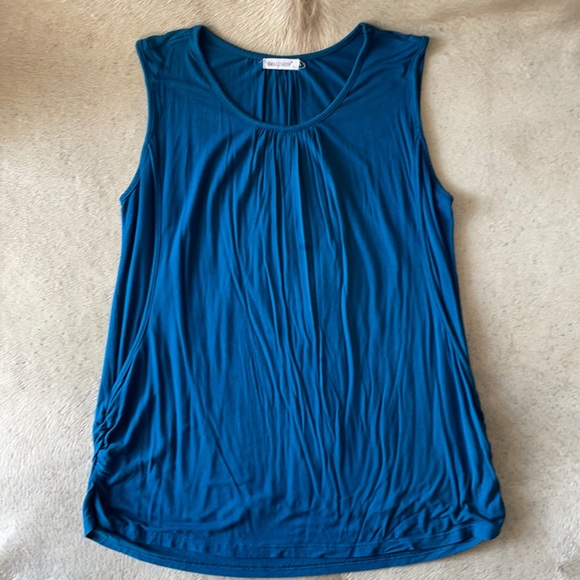 Small Show | Tops | Small Show Teal Side Access Double Layer ...